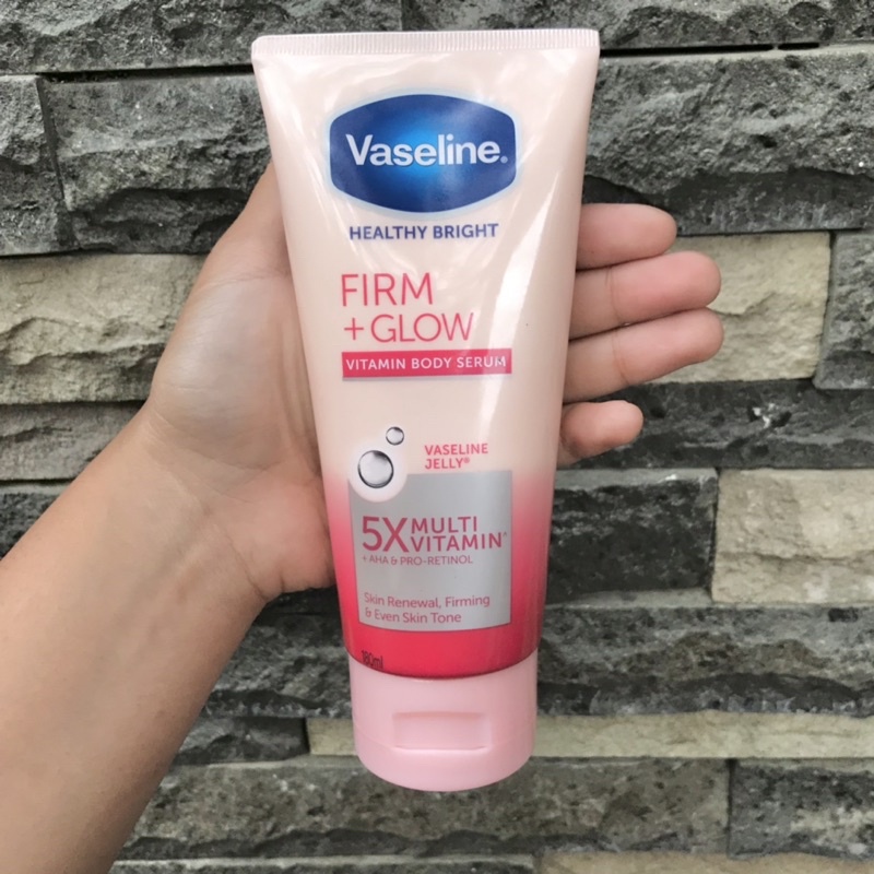 Jual VASELINE VITAMIN BODY SERUM FIRM+GLOW 180ML | Shopee Indonesia