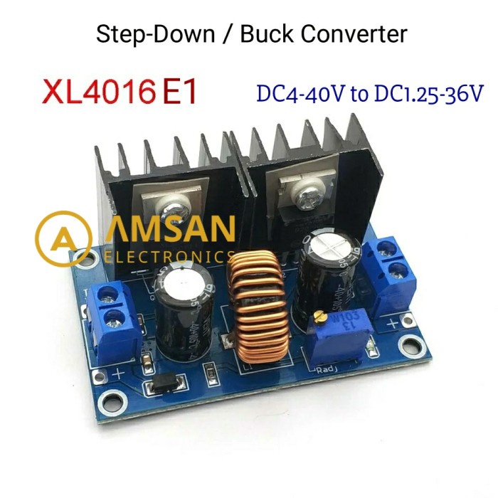 Jual XL4016E1 DC Step-Down Buck Converter 200W 8A / XH-M404 | Shopee Indonesia