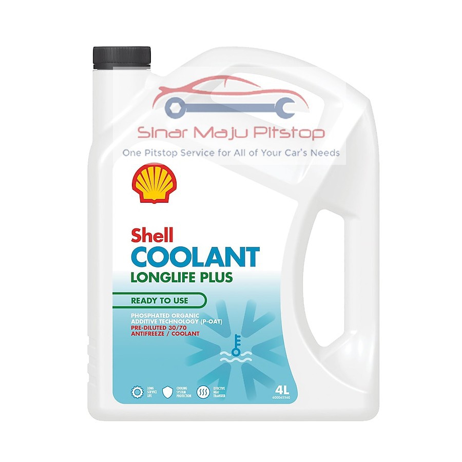 Jual Air Radiator Mobil - SHELL LONGLIFE COOLANT WARNA HIJAU Original 4 ...