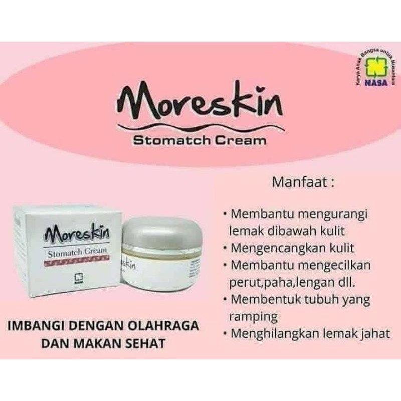 Jual SPCREAM NASA (MORESKIN STOMATCH CREAM NASA) | Shopee Indonesia