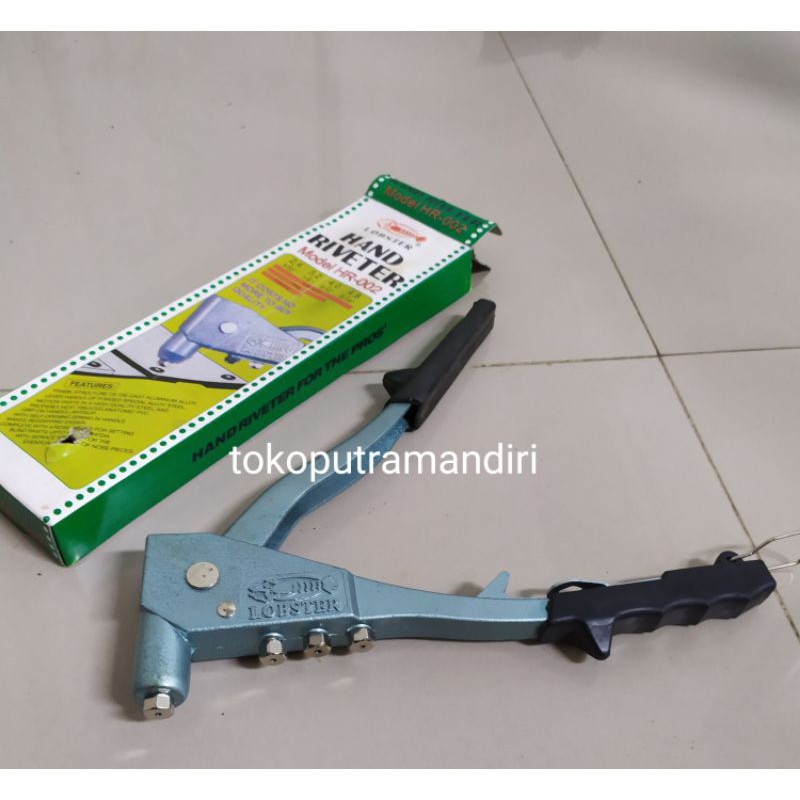 Jual Tang Rivet Lobster HR-002 / Hand riveter Lobster HR-002 | Shopee ...