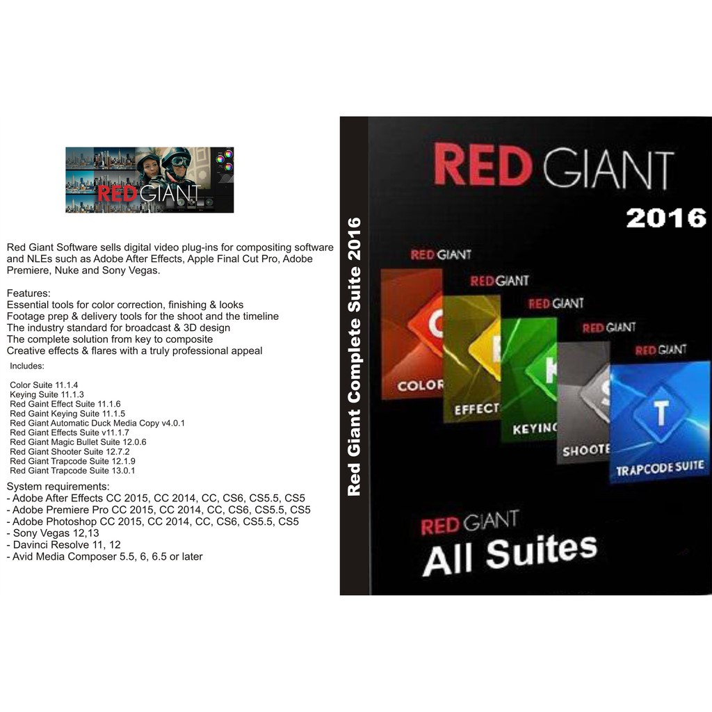 Jual Red Giant Complete Suite 2016 | Shopee Indonesia