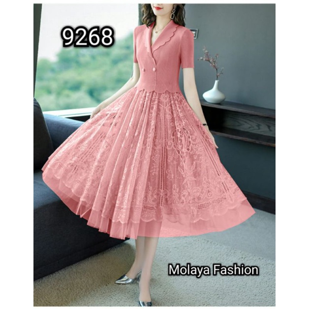 Jual KBDD 26 9268 GAUN BROKAT IMPORT | Shopee Indonesia