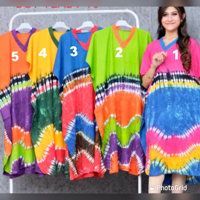 Jual Daster batik model jumputan | Shopee Indonesia