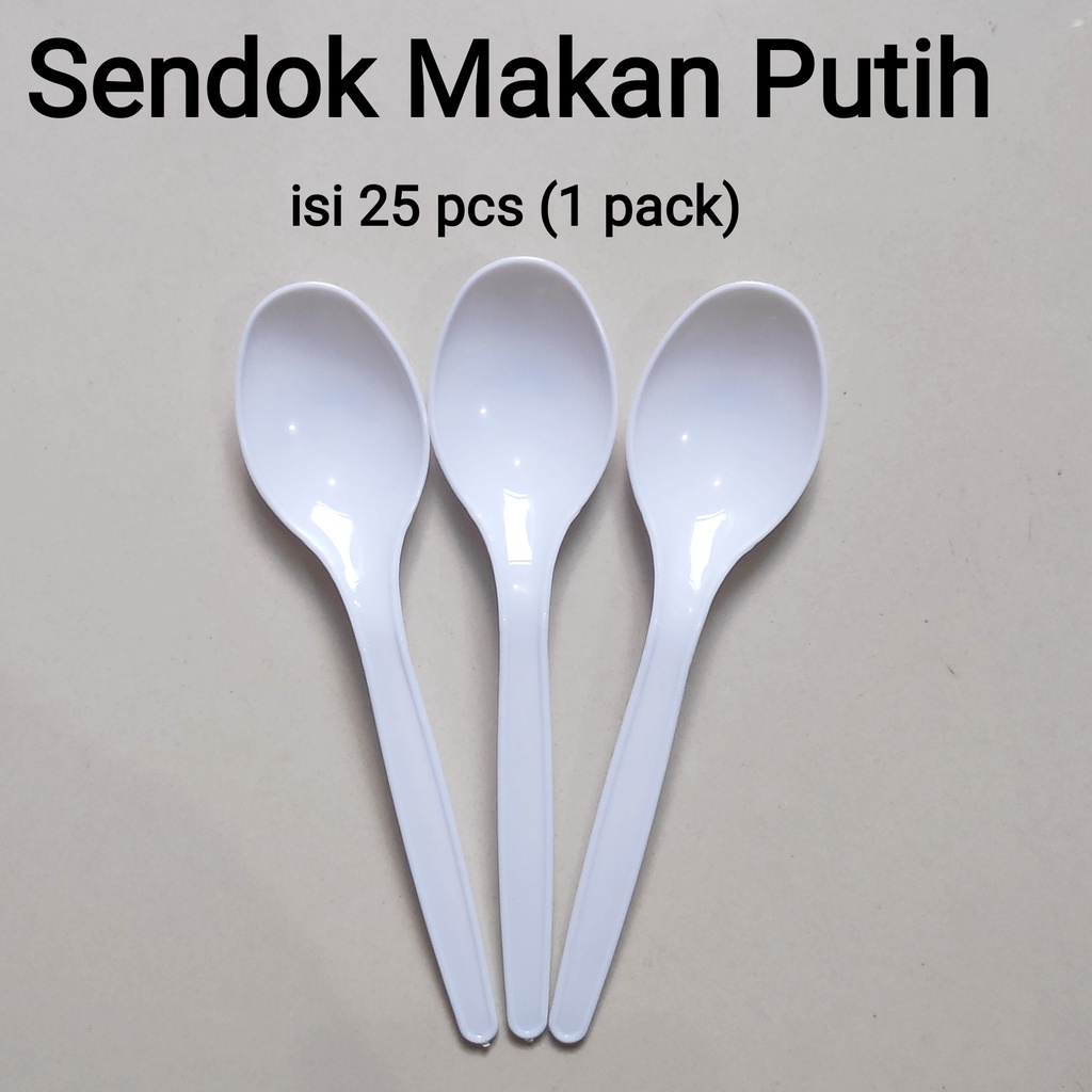 Jual sendok plastik putih - sendok makan plastik - sendok plastik ...