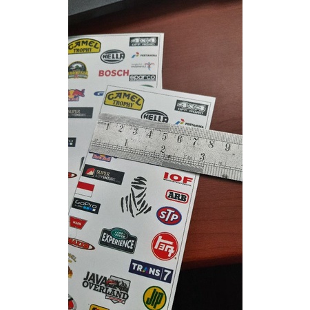 Jual STICKER STIKER MOBIL RC ADVENTURE OFFROAD 4X4 MINI SCALE 1/12 1/16 ...