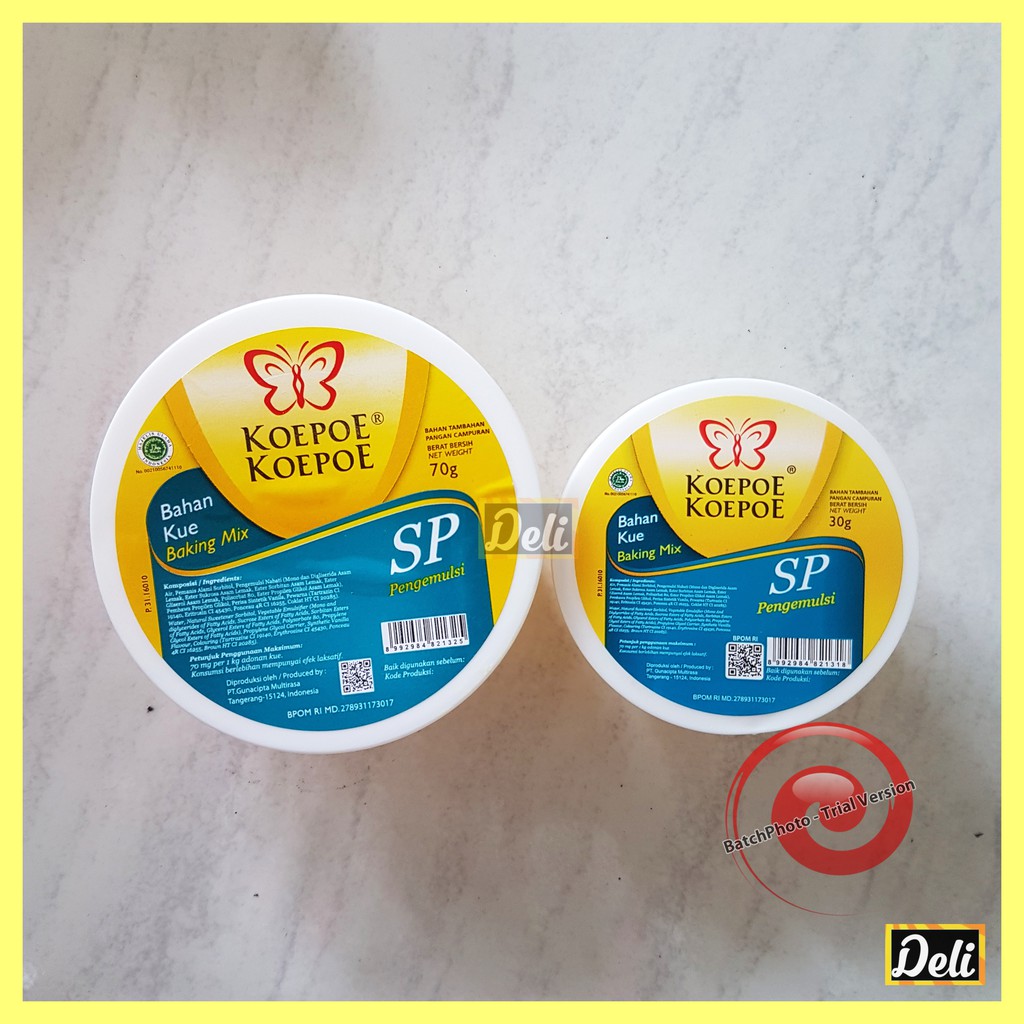 Jual SP Pengemulsi Kue Koepoe Koepoe (30gr, 70gr) | Shopee Indonesia