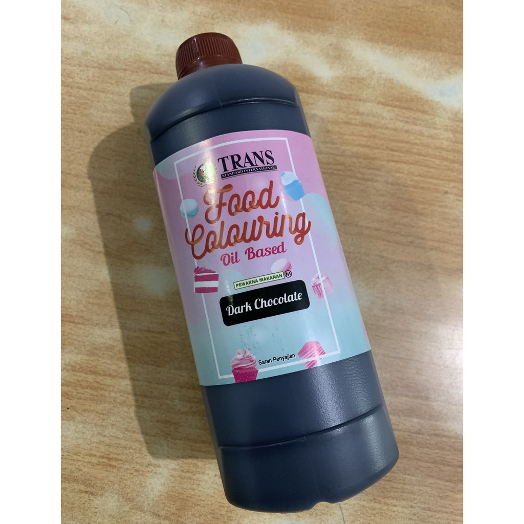 Jual Trans coloring dark chocolate 1 kg / pewarna makanan coklat icing ...