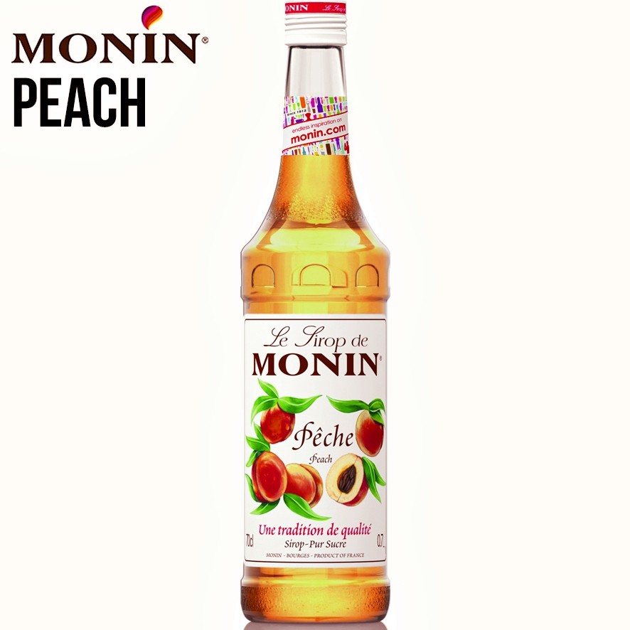 Jual MONIN FLAVORS PEACH 700 ML | Shopee Indonesia