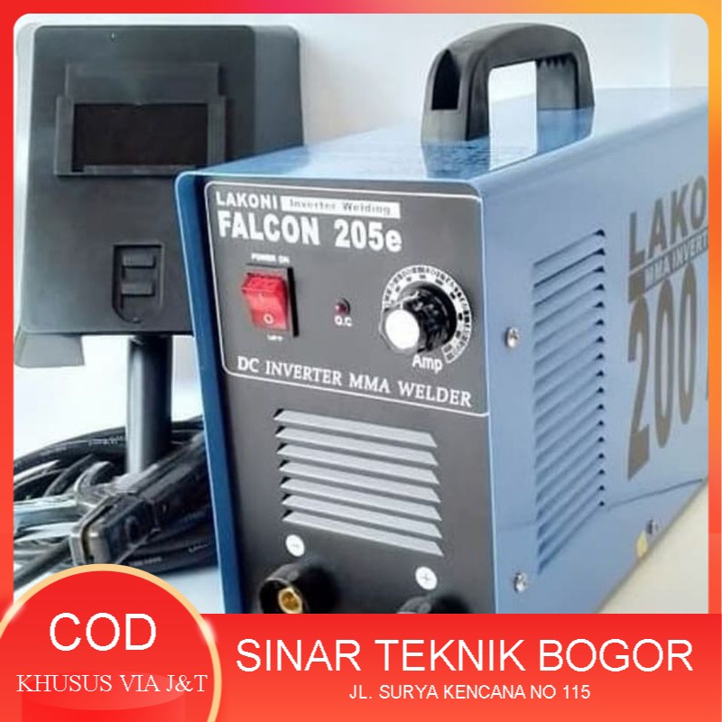 Jual Lakoni 200A Trafo Las Listrik Inverter falcon 205E mesin las | Shopee Indonesia