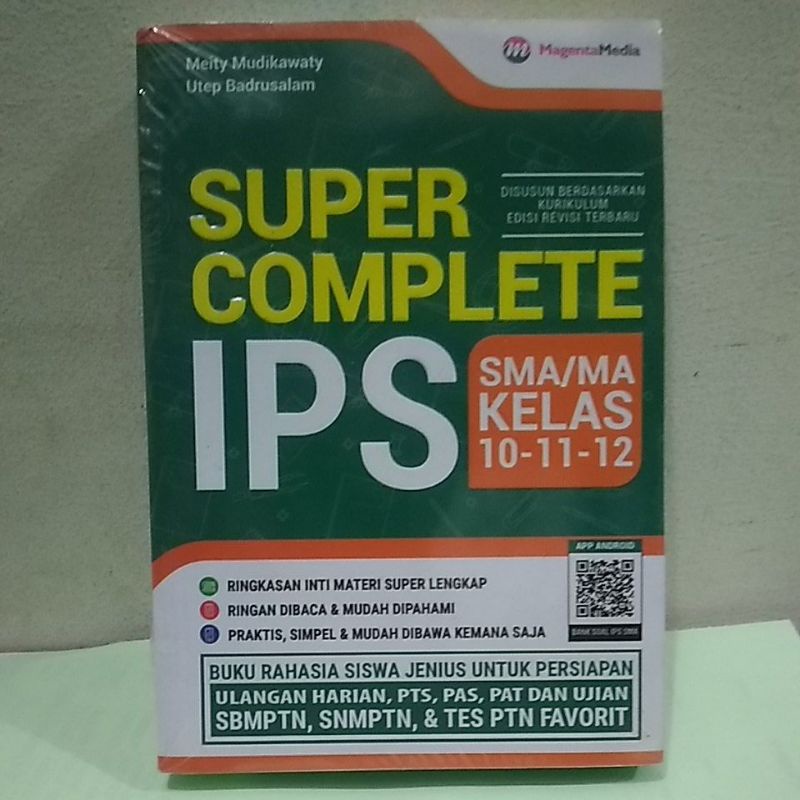 Jual BUKU PELAJARAN SMA SUPER COMPLETE IPS SMA/MA KELAS 10-11-12 ...