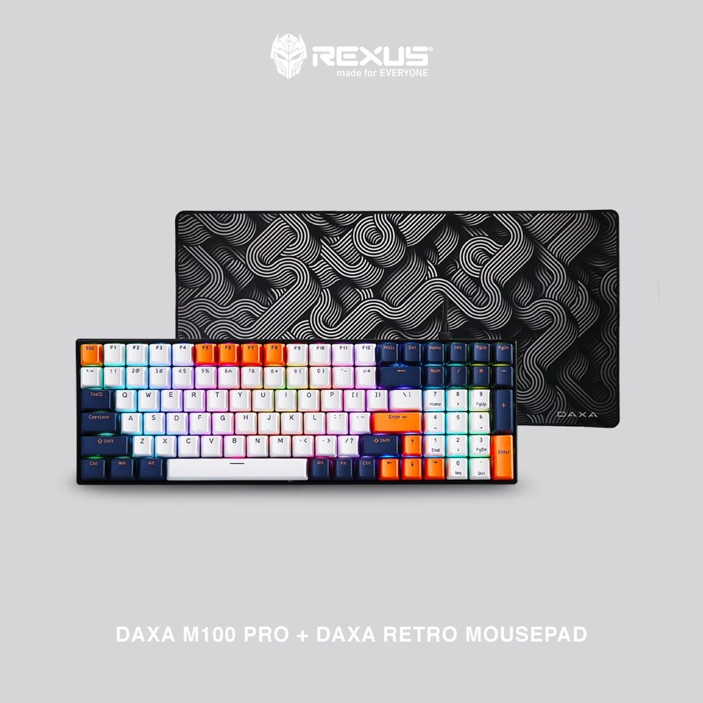 Jual [100% ORI] PROMO Bundling Rexus Keyboard Gaming Mechanical Daxa ...