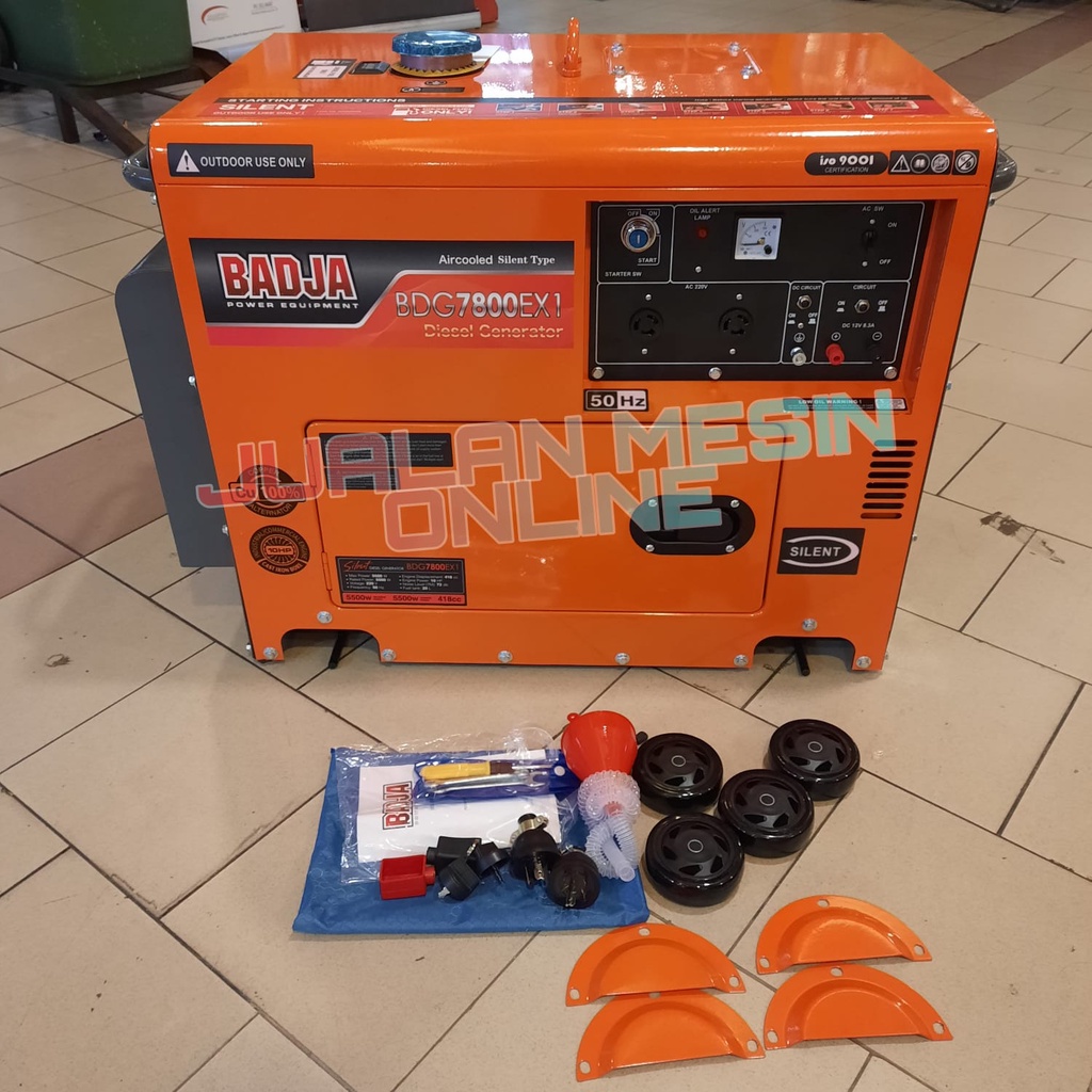 Jual Genset 5000 5500 watt Badja BDG7800EX1 | Shopee Indonesia
