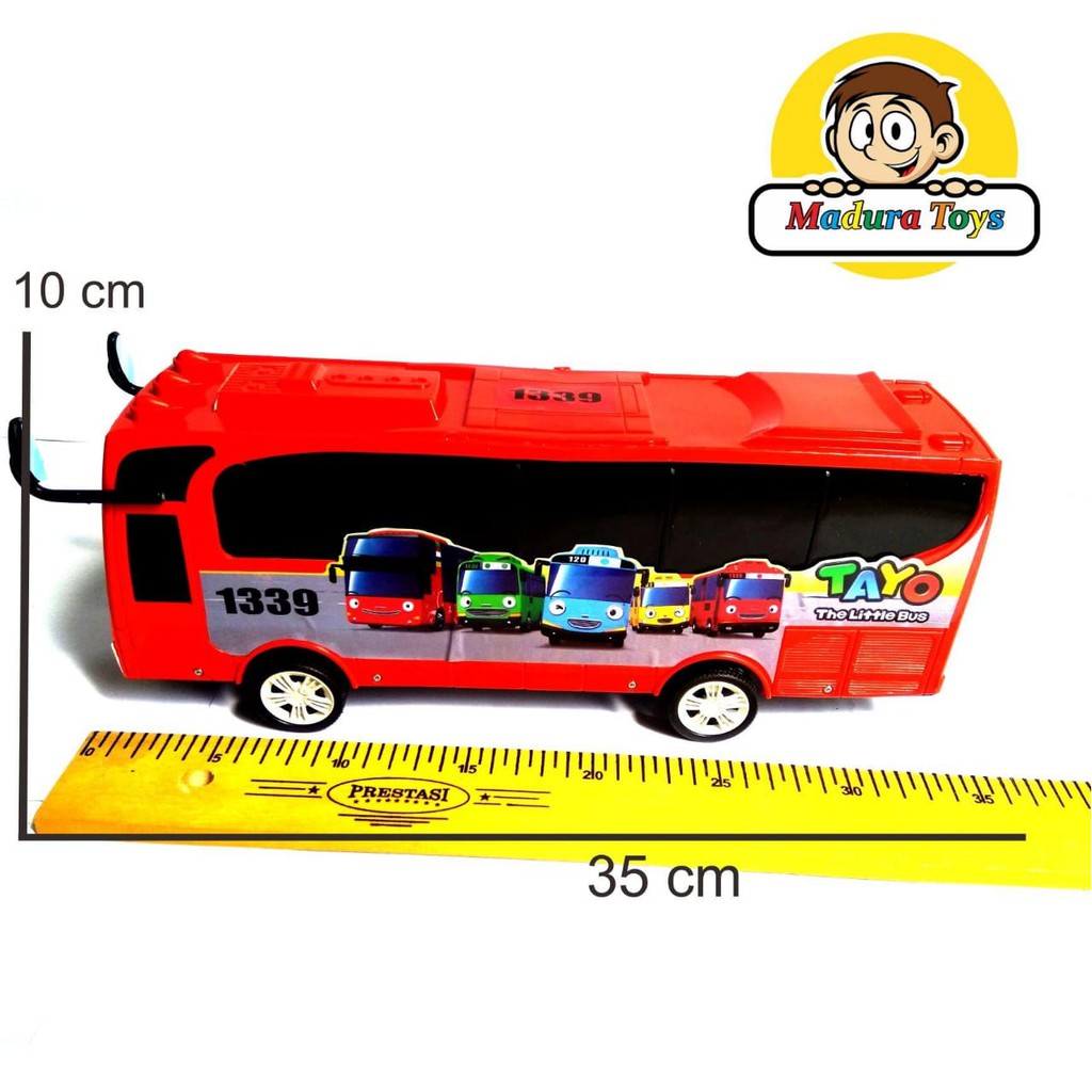 Jual bus tayo merah/mainan anak/mainan koleksi/bus tayo besar/kualitas ...