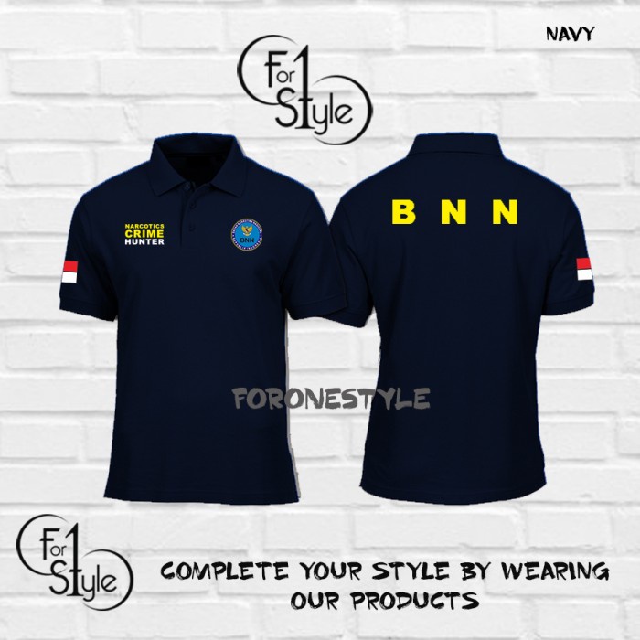 Jual BAJU POLOSHIRT - KAOS POLO BNN CRIME HUNTER - POLO SHIRT BNN ...