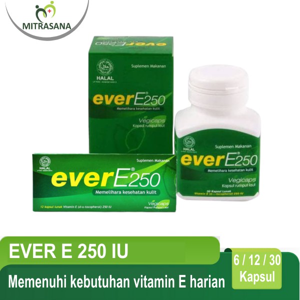 Jual Ever E 250 IU 6 / 12 / 30 Kapsul | Shopee Indonesia