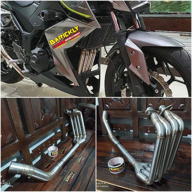 Jual Header Knalpot Racing Kawasaki Z250 Custom 4 Silinder Leheran ...