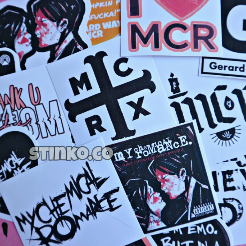 Jual [15PCS] STICKER MY CHEMICAL ROMANCE / STICKER MCR ISI 15 STICKER ...