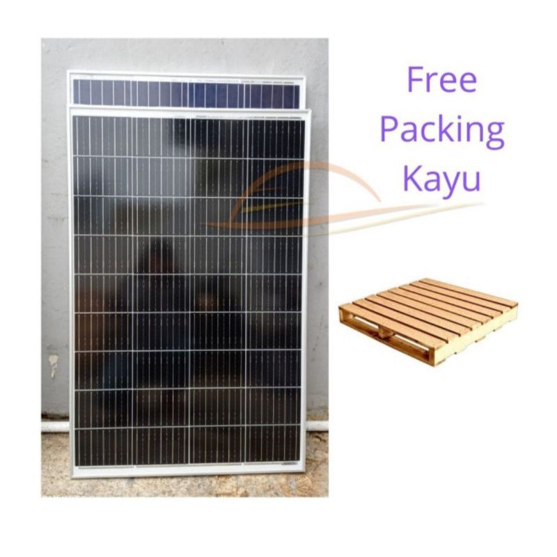 Jual Paket 2Pcs Solar Panel 120wp Mono Crsytalline Panel Surya 120wp Gh ...
