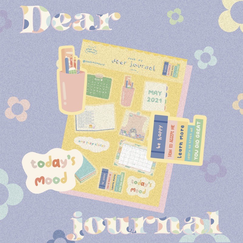 Jual peekmymoony - Dear Journal (Bahan Doff) | Shopee Indonesia