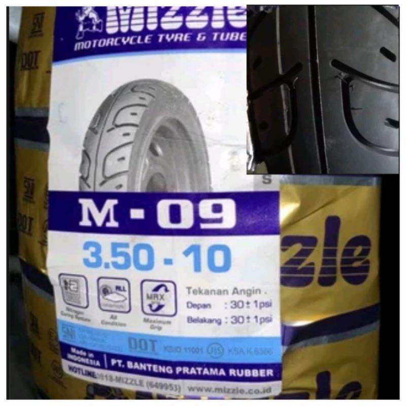 Jual Ban luar Mizzle ukuran 350 X 10 tubeless | Shopee Indonesia