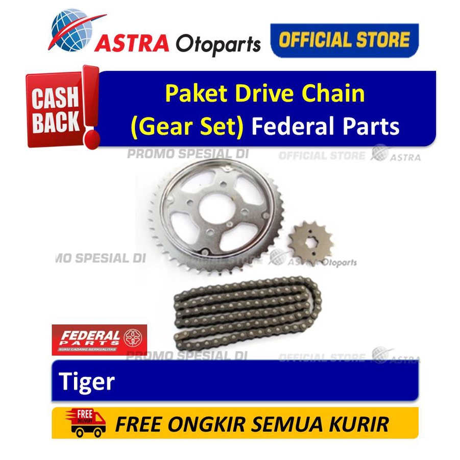 Jual Paket Drive Chain Federal Parts Tiger Revo | Shopee Indonesia
