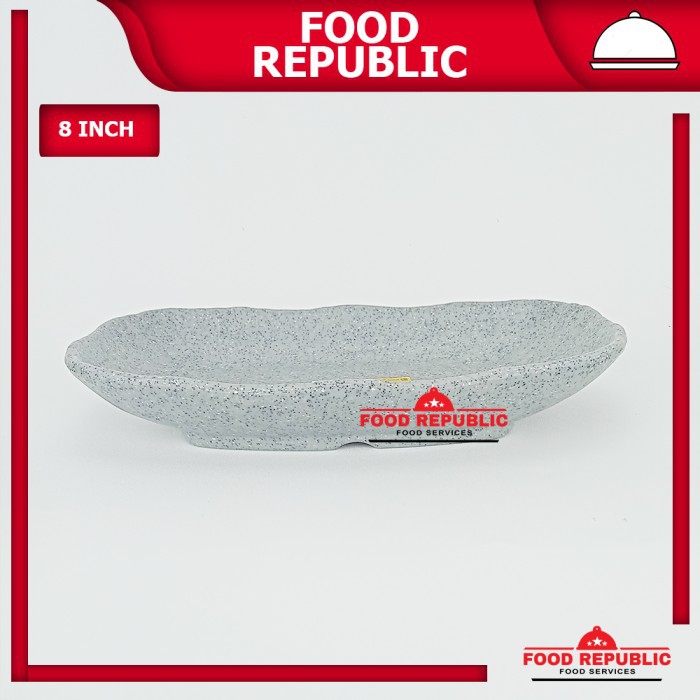 Jual PIRING KOTAK MOTIF BATU MELAMIN ASLI 8 INCH GOLDEN DRAGON P6608A ...