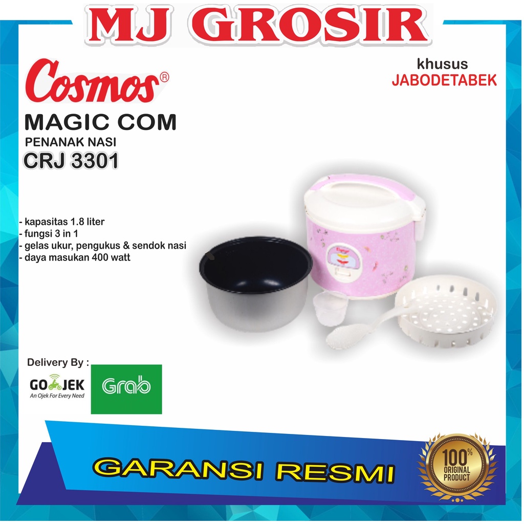 Jual PROMO MAGIC COM COSMOS CRJ 3301 CRJ 3301 PENANAK NASI SERBAGUNA ...