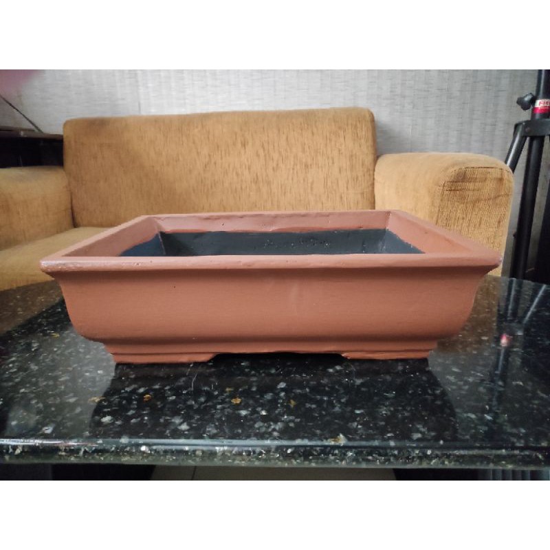 Jual pot semen cat terakota bonsai persegi panjang ukuran 50x38x15 Po 5 ...