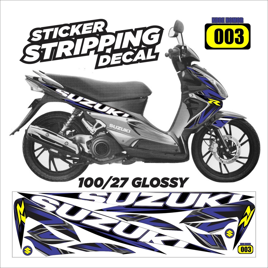 Jual Stiker decal striping suzuki skywave variasi suzuki skywave semua ...