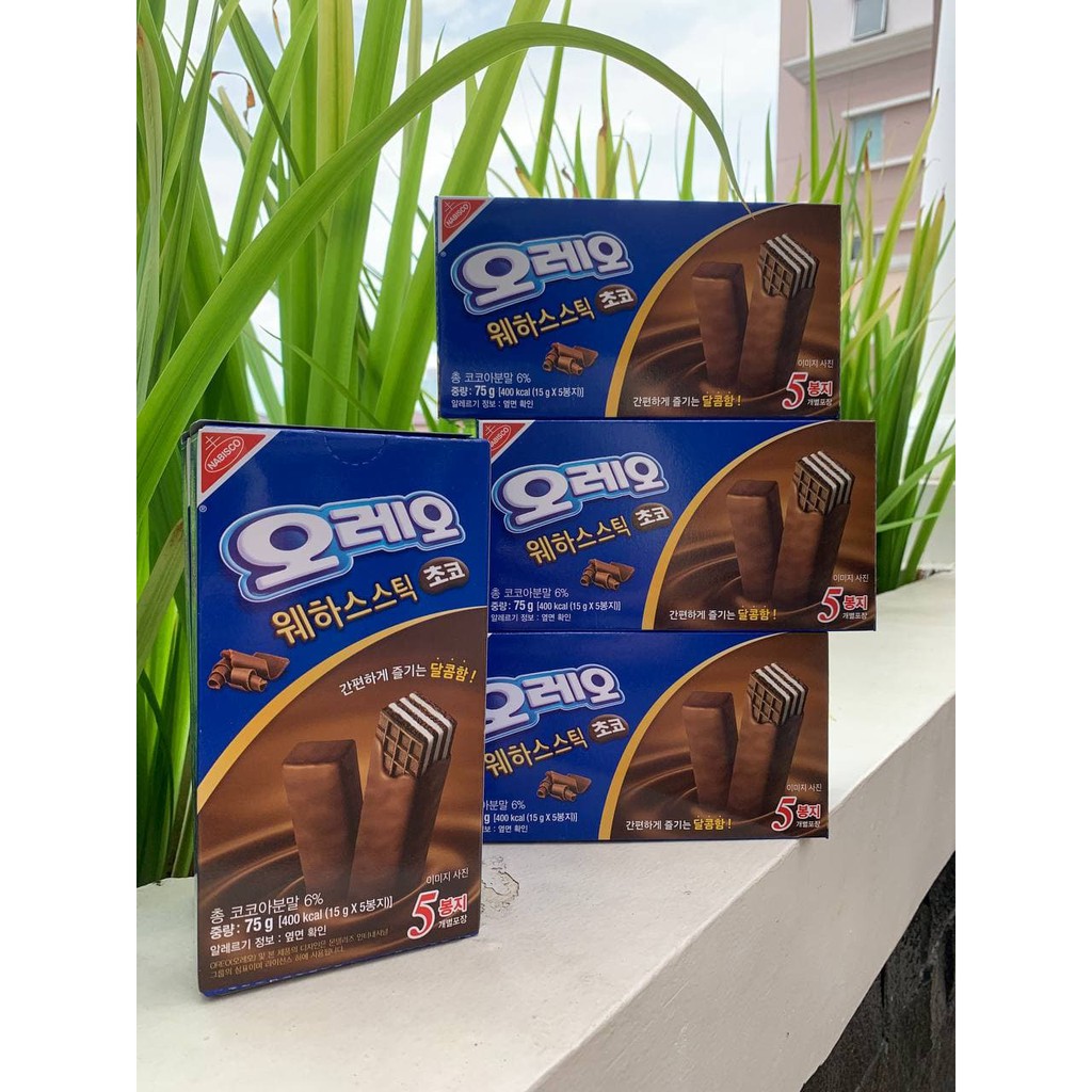 Jual Oreo Wafer Stick Coklat dan Vanilla ( 75g - 5 Bungkus ) | Shopee ...