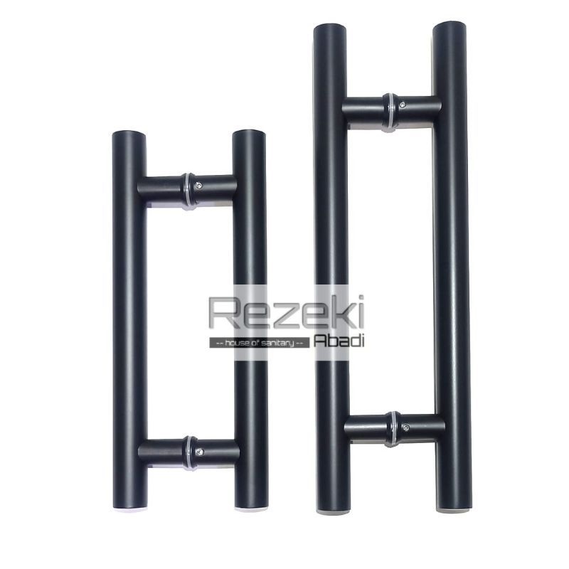 Jual Tarikan Pintu Minimalis Stainless Hitam Doff - Pull Handle Pintu ...