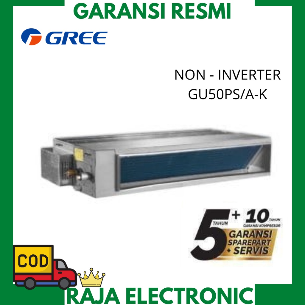 Jual AC SPLIT DUCT GREE 2 PK GU50PS/A-K 2 PK DUCT TYPE-NON INVERTER ...