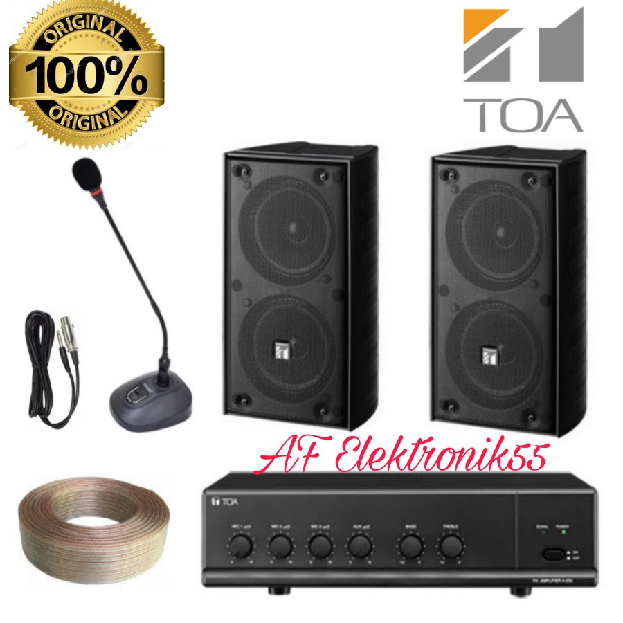 Jual Paket Sound System Toa 2 Unit Speaker Indoor | Shopee Indonesia
