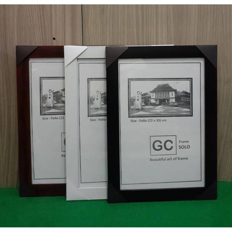 Jual pigura frame uk:Folio F4(22×33)cm*(kaca anti pecah)(FREE PACKING) | Shopee Indonesia