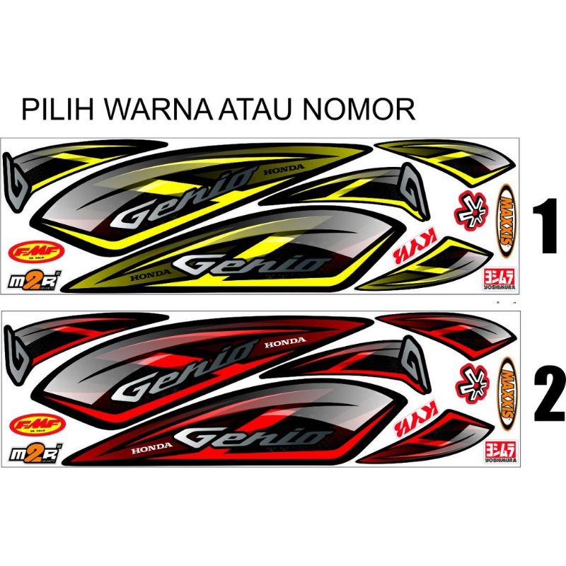 Jual STIKER STRIPING VARIASI MOTOR HONDA GENIO STIKER VARIASI MOTOR ...