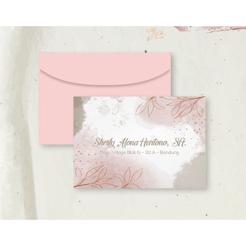 Jual amplop custom nama/amplop cetak nama/amplop motif/amplop kondangan ...