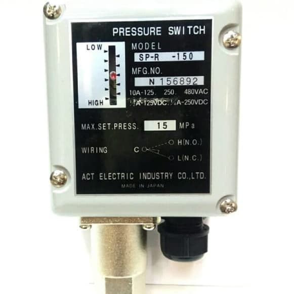 Jual Pressure Switch Hydrolic type SPR 150 Rnge : 2,0 ~ 15MPA (150 Bar) | Shopee Indonesia