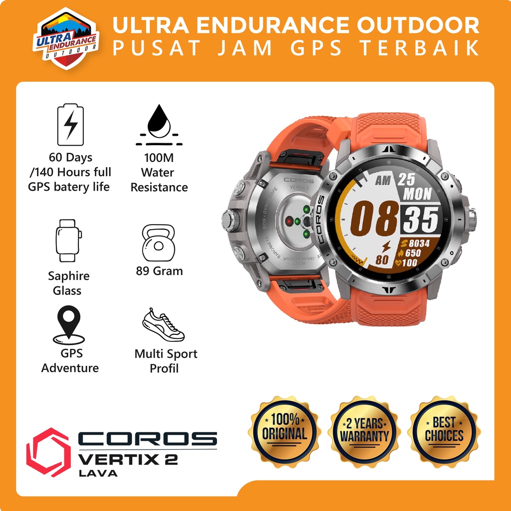 Jual Jam Tangan Coros Vertix 2 GPS Adventure Watch | Shopee Indonesia