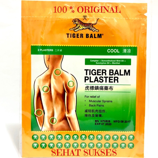 Jual KOYO TIGER BALM PLASTER ( COOL ) ~ KOYO PEREDA NYERI OTOT | Shopee ...