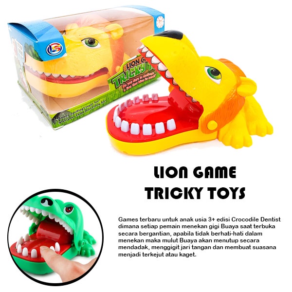 Jual Mainan Anak SNI Gigit Jari Singa - Lion Tricky Toys Hand Games ...