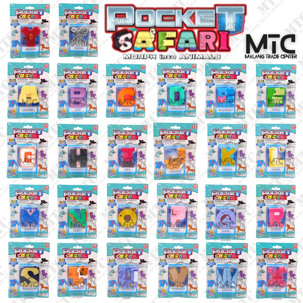 Jual Mainan Edukasi Anak Huruf dan Hewan EMCO Pocket Safari | Shopee ...