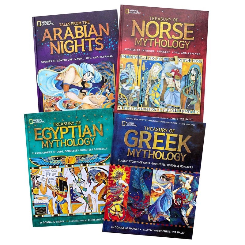 Jual National Geographic Treasury - Arabian/Greek/Egypt/Norse Mythology ...