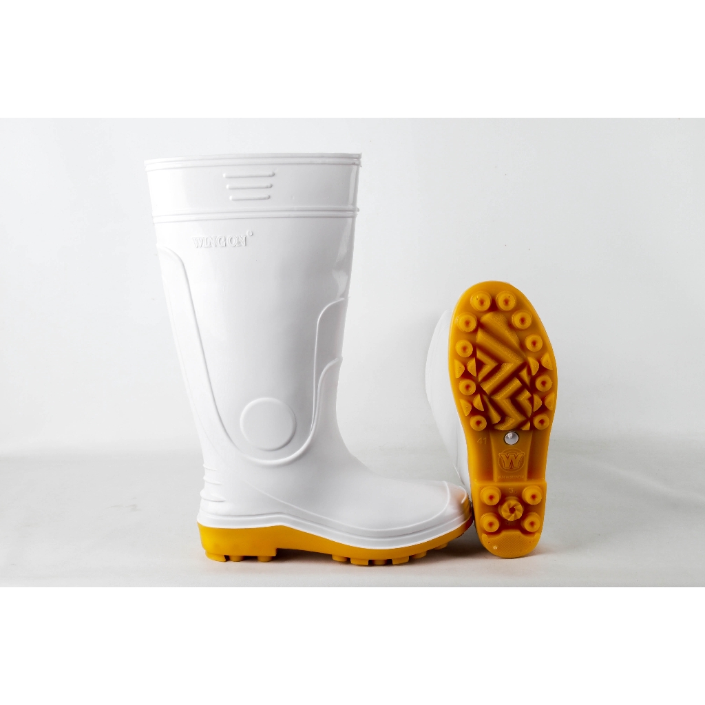 Jual Sepatu Boots APD WING ON 8898 Boots Putih Boot Perkebunan Pabrik ...