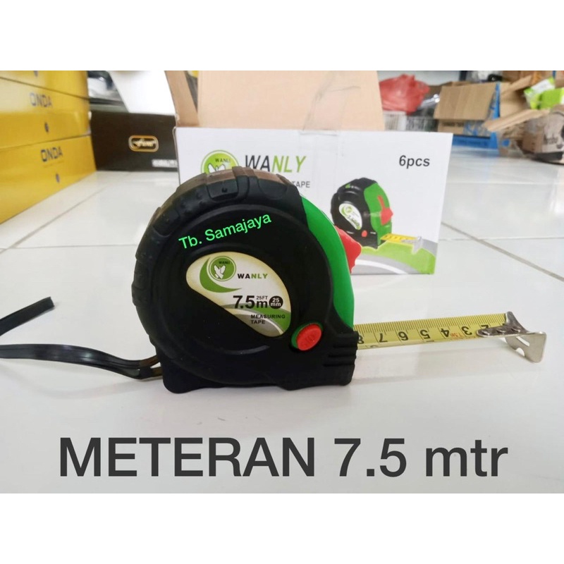 Jual Meteran 7.5 mtr. Meteran Karet 7.5 mtr | Shopee Indonesia