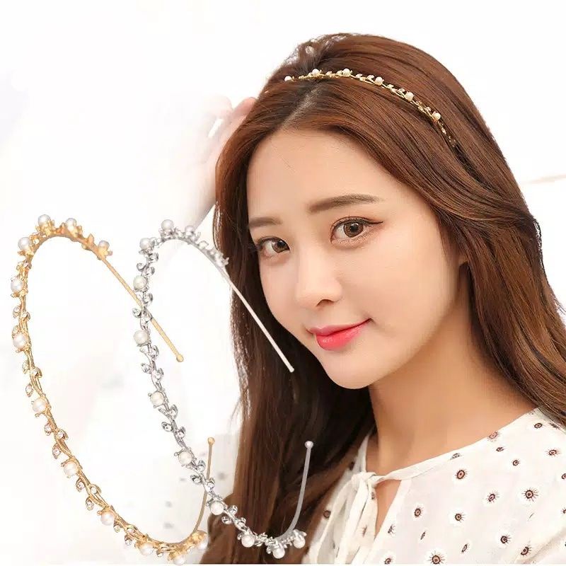 Jual BANDO PEARL HEADBAND / BANDO MUTIARA / BANDO PEARL / BANDO KOREA ...