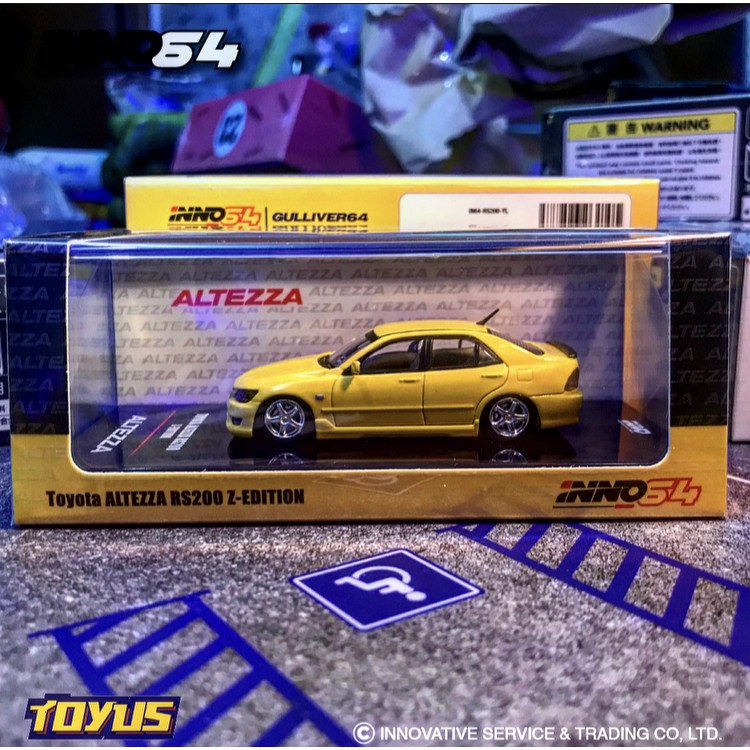 Jual Inno64 Inno - TOYOTA ALTEZZA RS200 Z WITH EXTRA WHEELS AND DECALS ...