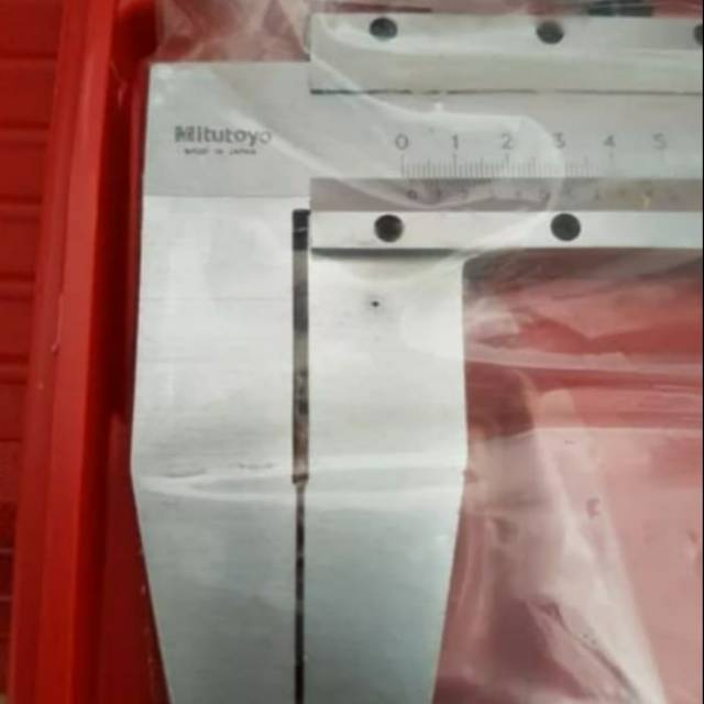 Jual Mitutoyo Panjang 1 Meter Vernier Caliper 40 inch - 0-1000 mm Sigmat jangka sorong manual ...