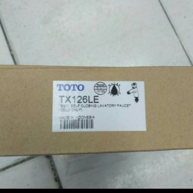 Jual Kran Wastafel Toto TX 126 LE / kran air wastafel pencet toto tx ...