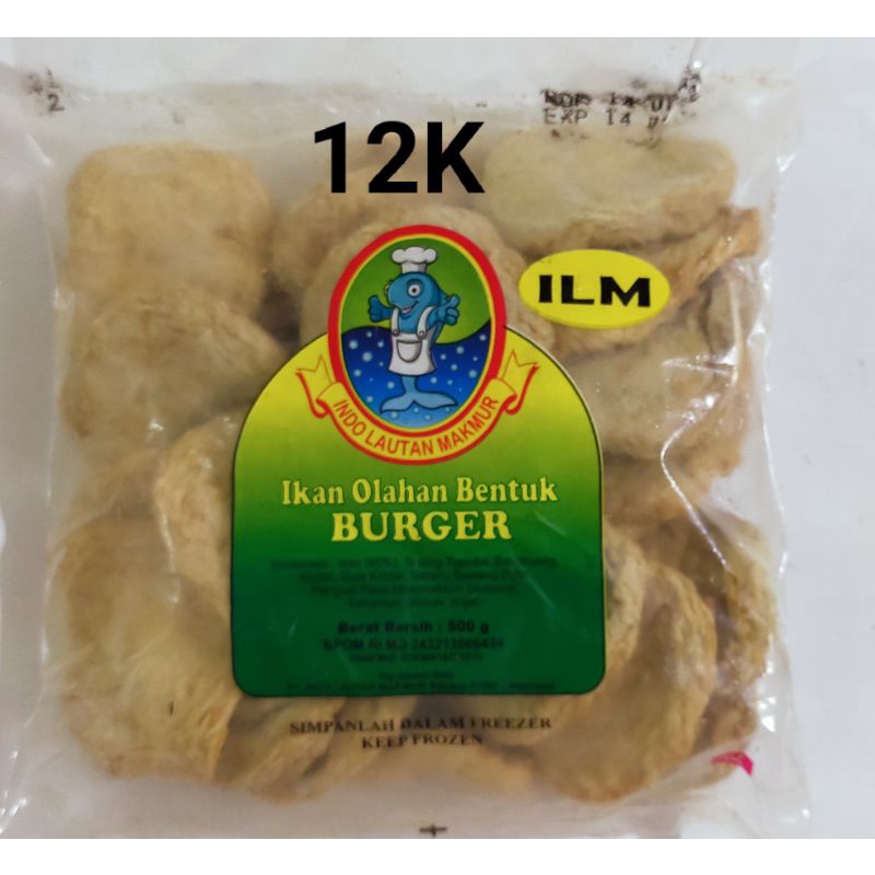 Jual tempura ILM bentuk burger 500g | Shopee Indonesia